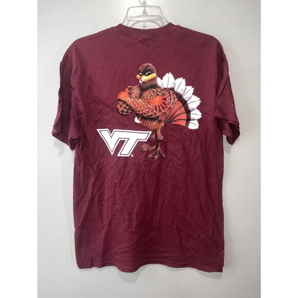 Gildan | Tops | Virginia Tech Hokies Gildan Heavy Cotton Tshirt Medium ...